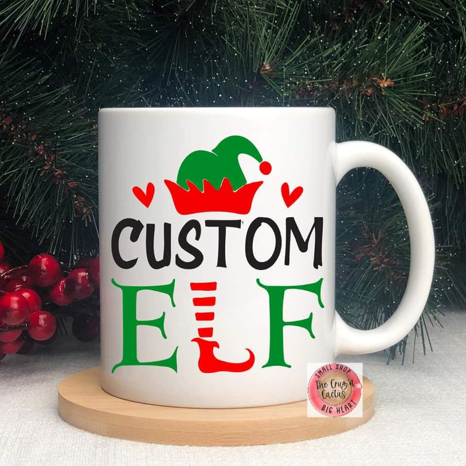 Elf Mugs (custom) – The Cruz'n cactus